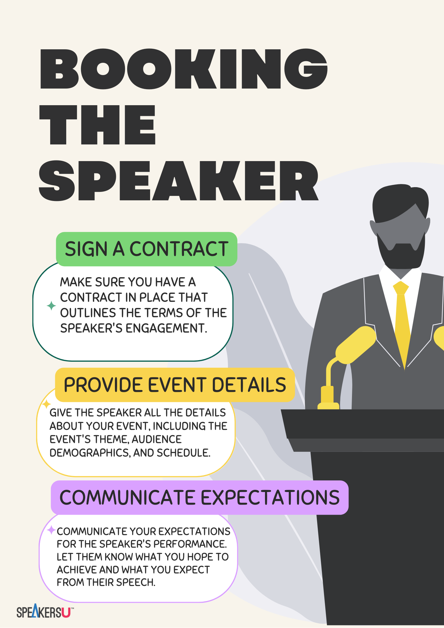 How to Choose a Keynote Speaker - Speakers U