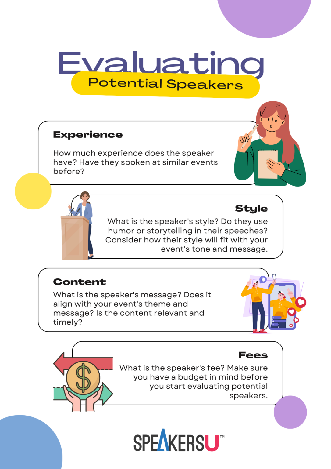 How to Choose a Keynote Speaker - Speakers U